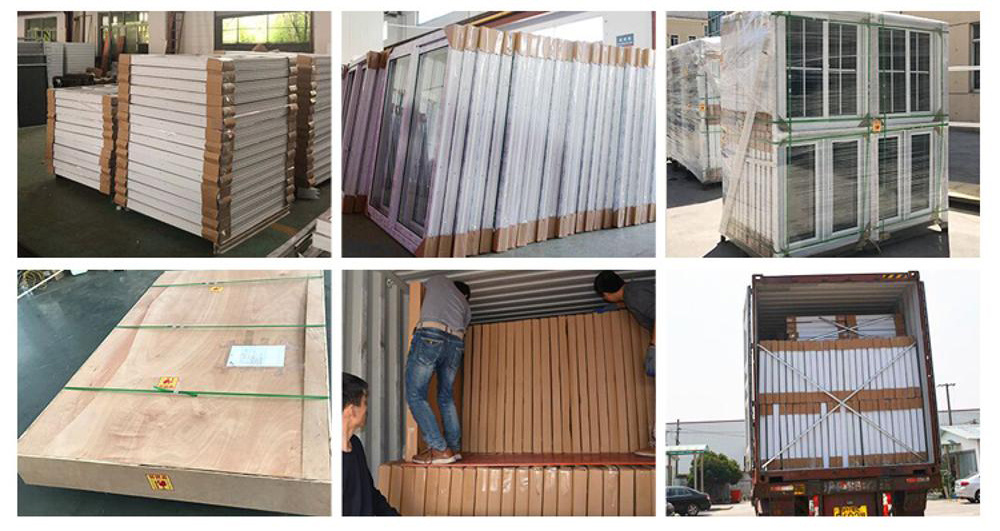 Aluminium Profile Hopper Window With Tempered Glass