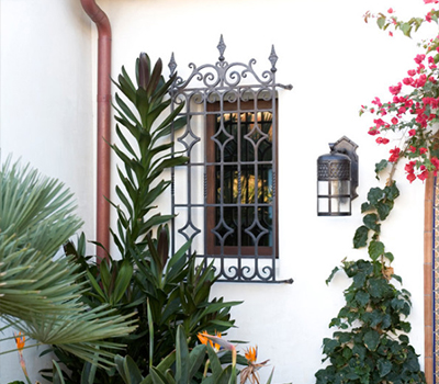 Simple iron Galvanized Steel Fixed Window Grill Design/Wrought Iron Window